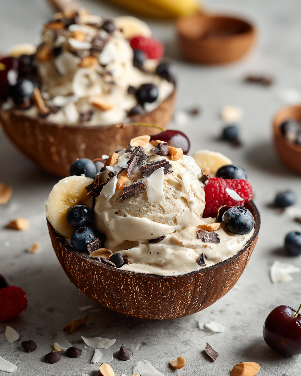 Banana Nice Cream Recipe - 2-Ingredient Healthy Ice Cream - I'm Avent ...